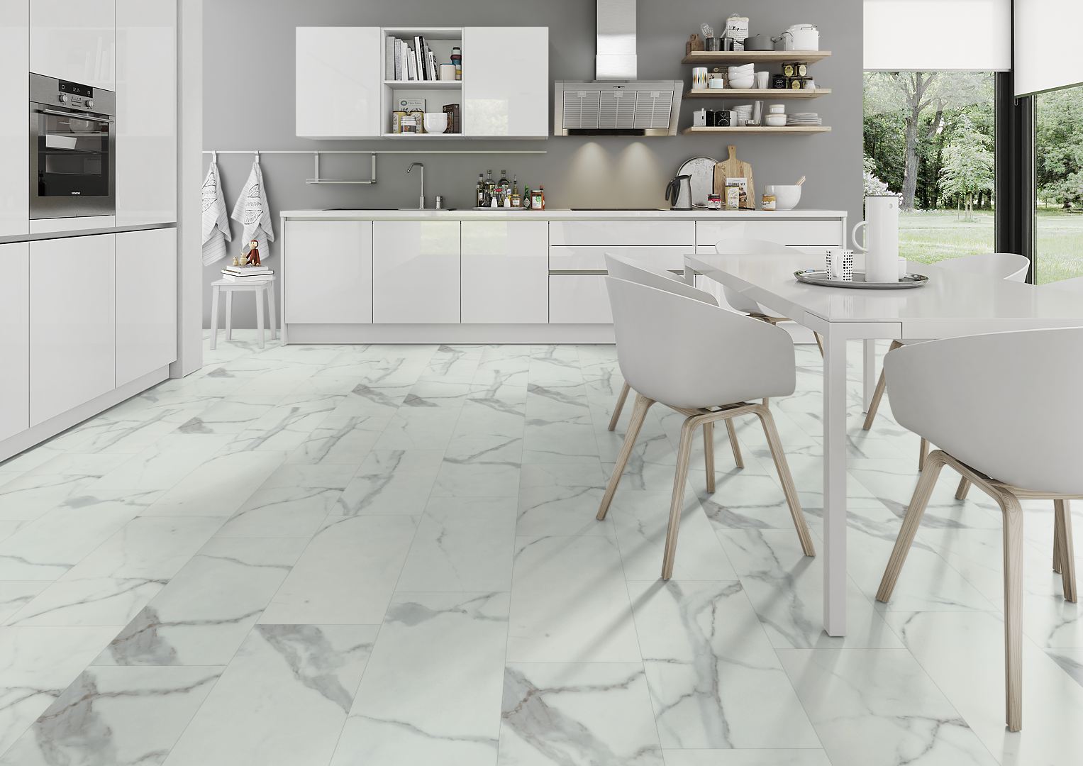 Carrara White Marble Matt - Wood Innovations